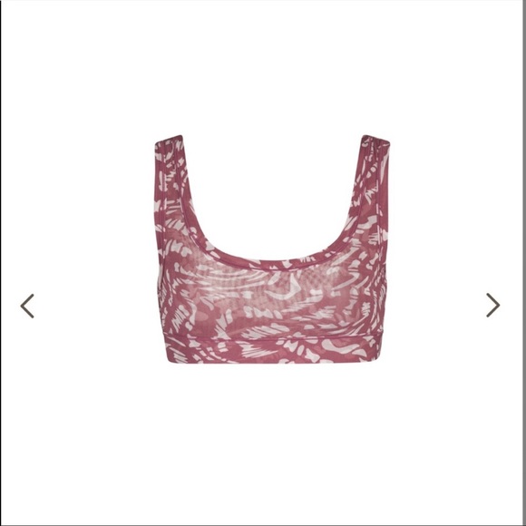 SKIMS | Intimates & Sleepwear | Skims Summer Mesh Bra Raspberry Swirl ...